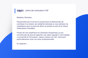 Lettre de motivation CAF (Exemple et conseils)